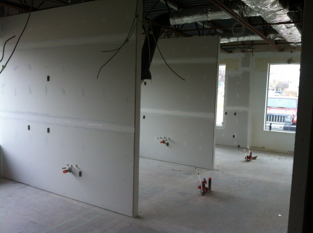 Drywall Delivered, Installed and Mudded. - Amherstburg Dental